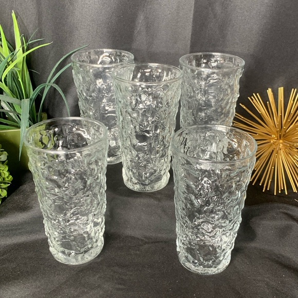 Anchor Hocking | Dining | Vintage Anchor Hocking Lido Milano Crystal ...